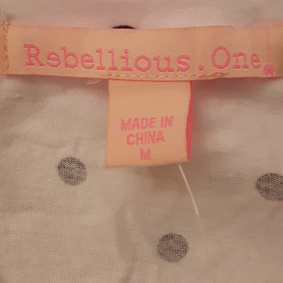 Rebellious One | Tops | Rebellious One Polka Dot Crop Top | Poshmark